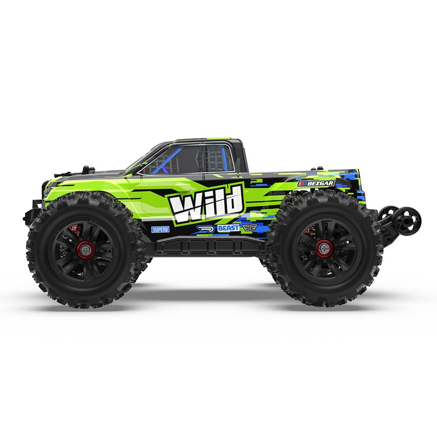 1/16 Brushless RC Car, 4WD Off-Road RC Truck - BEZGAR® HP161S