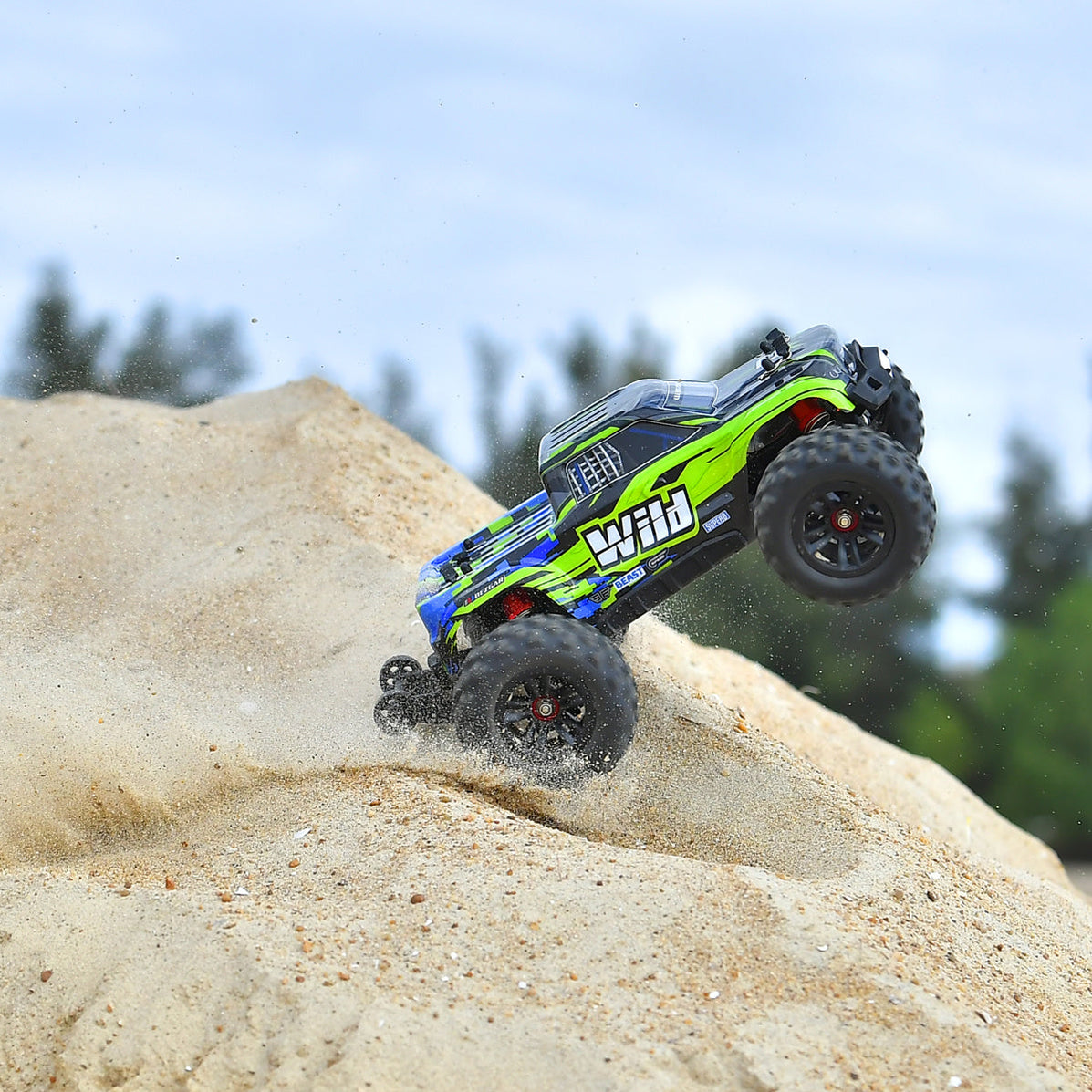 1/16 Brushless RC Car, 4WD Off-Road RC Truck - BEZGAR® HP161S