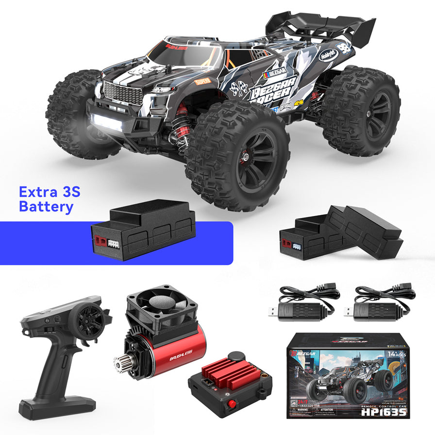 Bezgar 4WD Hobby RC Monster Truck with Brushless Motor - HP163S — BEZGAR