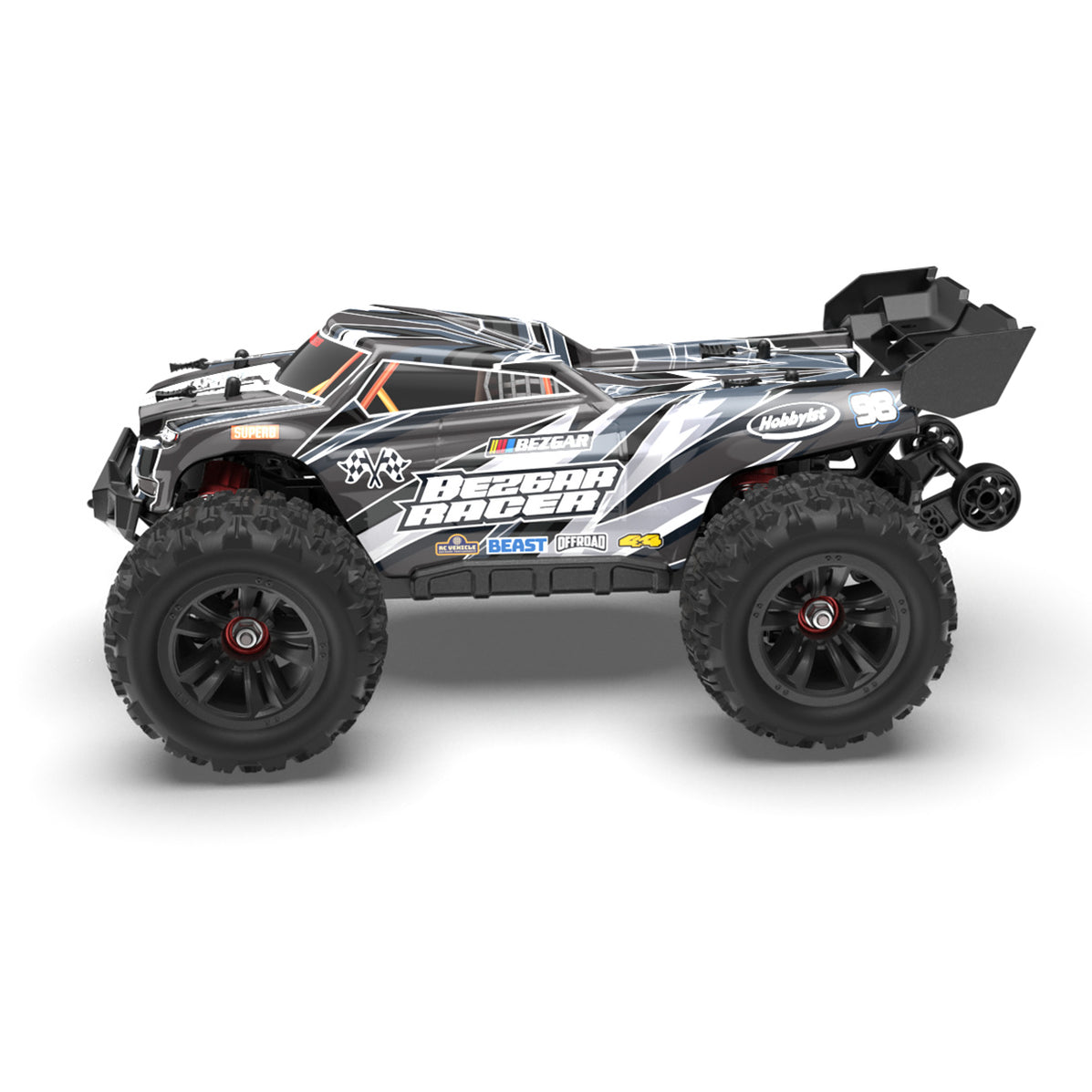 Bezgar 4WD Hobby RC Monster Truck with Brushless Motor - HP163S — BEZGAR