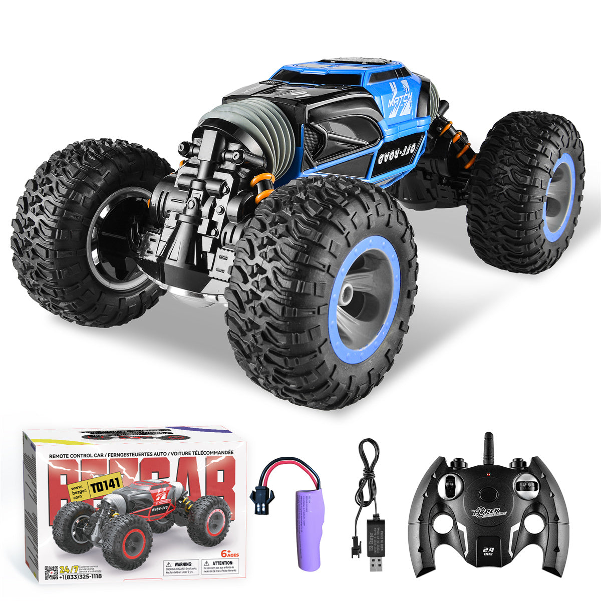BEZGAR TD141 Toy Grade 1:14 Scale Remote Control Car